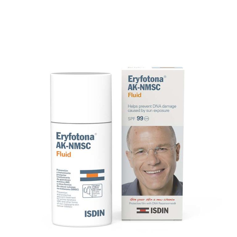 ISDIN Eryfotona AK-NMSC Fluid SPF 99 | Available Online at SkinMiles