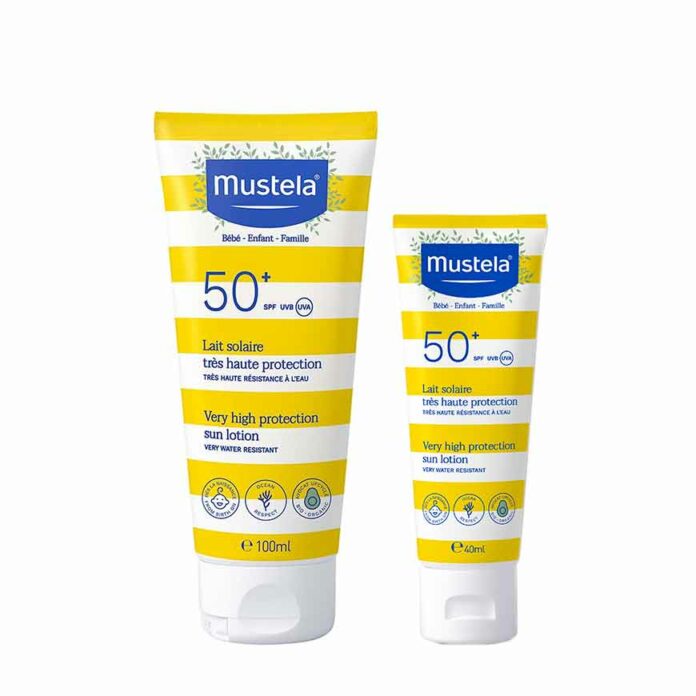 MUSTELA Very High Protection Sun Lotion SPF 50+ | At SkinMiles