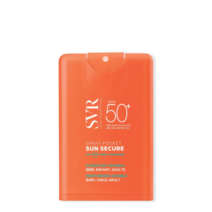 SVR Sun Secure Spray Pocket SPF 50+ | Available Online at SkinMiles