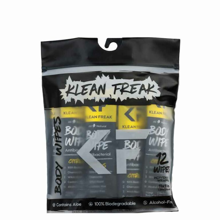 KLEAN FREAK Coconut Body Wipes | Online at SkinMiles
