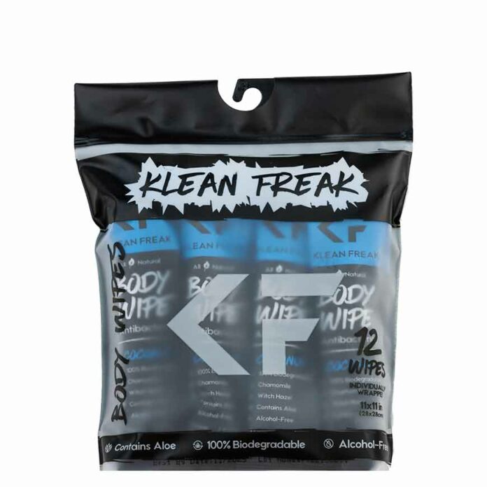 KLEAN FREAK Coconut Body Wipes | Online at SkinMiles