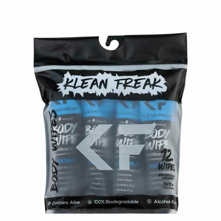 KLEAN FREAK Coconut Body Wipes | Online at SkinMiles
