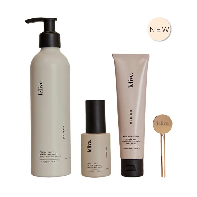 LELIVE Nourishing 3-step routine | revitalize, plump + restore | At ...