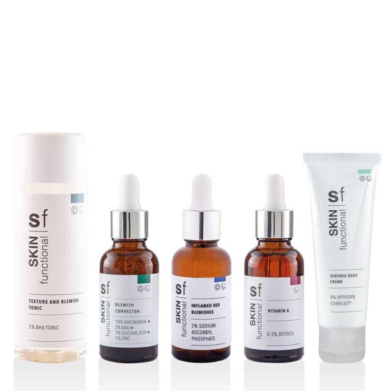 SKIN FUNCTIONAL Acne Skincare Set For Oily Skin | At SkinMiles