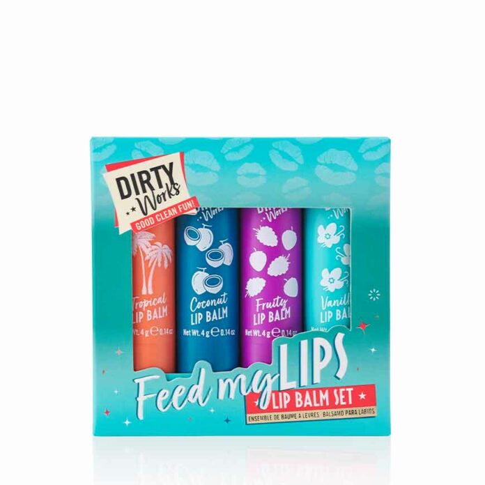 DIRTY WORKS Feed my Lips Lip Balm Set | SkinMiles